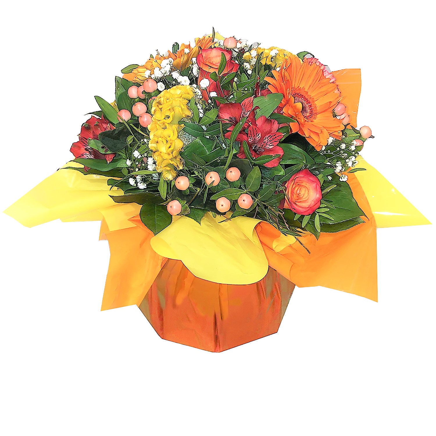 Bouquet bulle d'eau tons colorés - Nos fleurs | Floralia